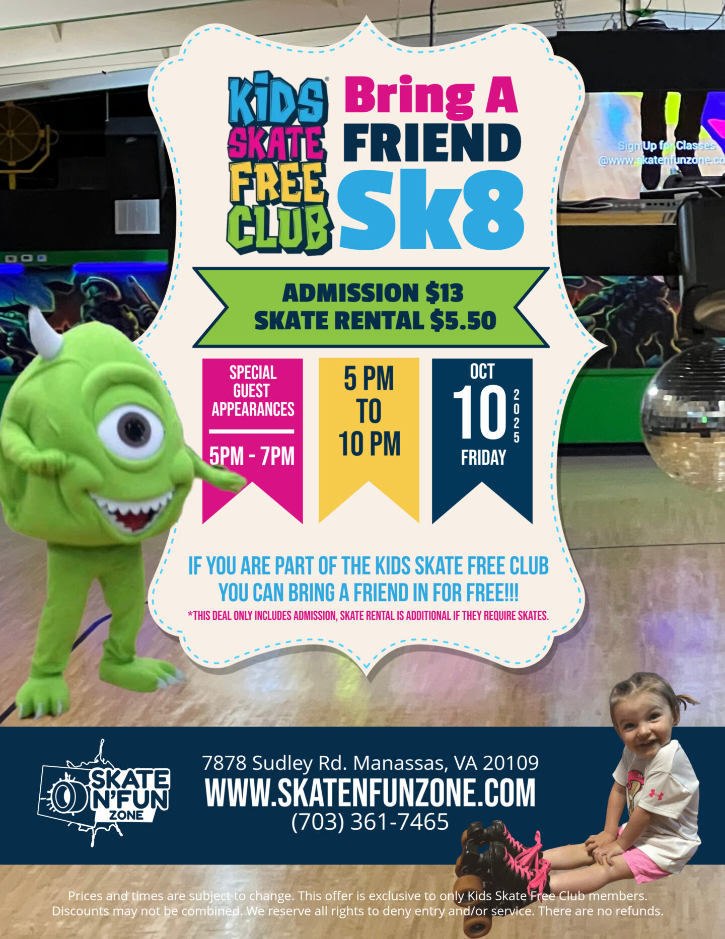 Events for October 2025 – Skate N Fun Zone